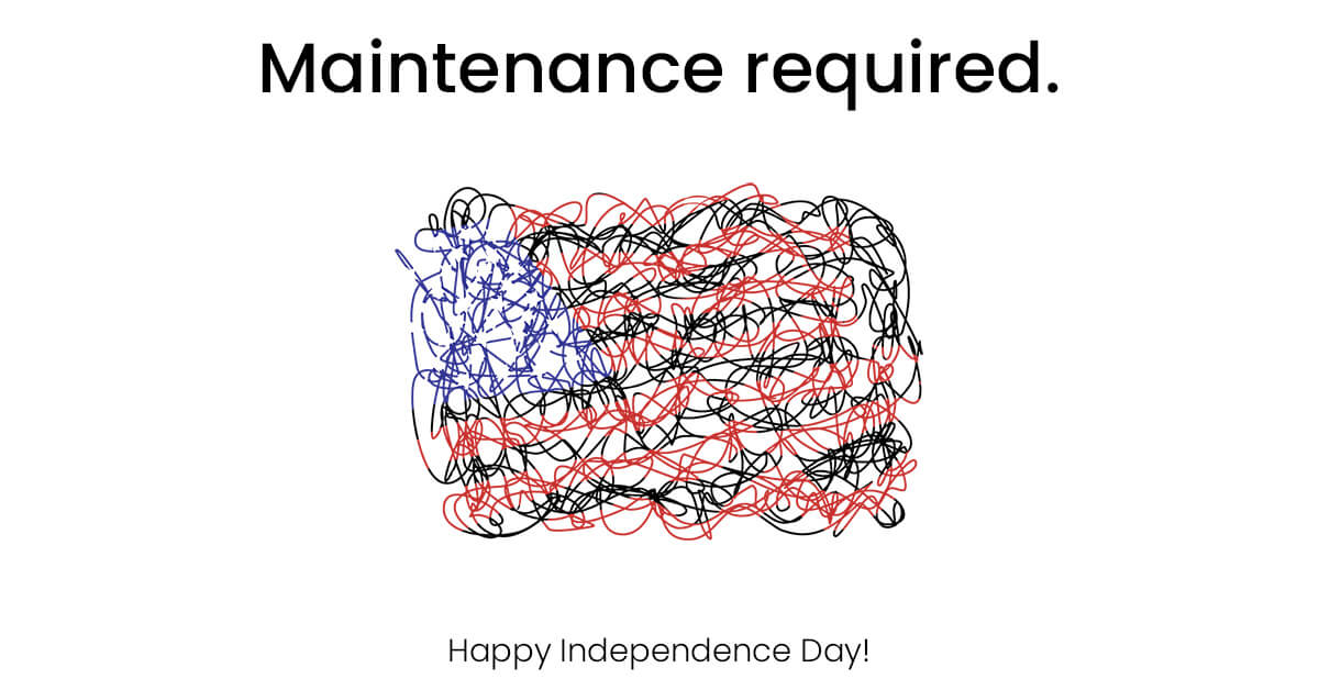 Independence Requires Maintenance - Vaniman