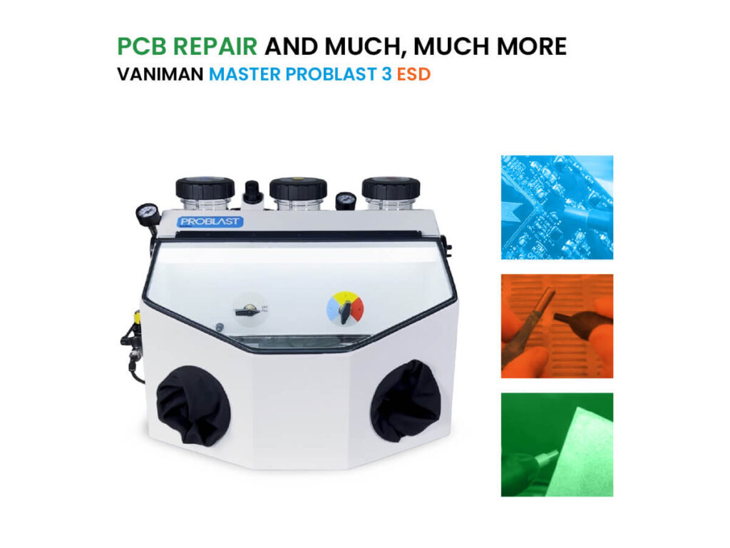 A Sandblaster for Conformal Coating Removal: the Vaniman Master ...