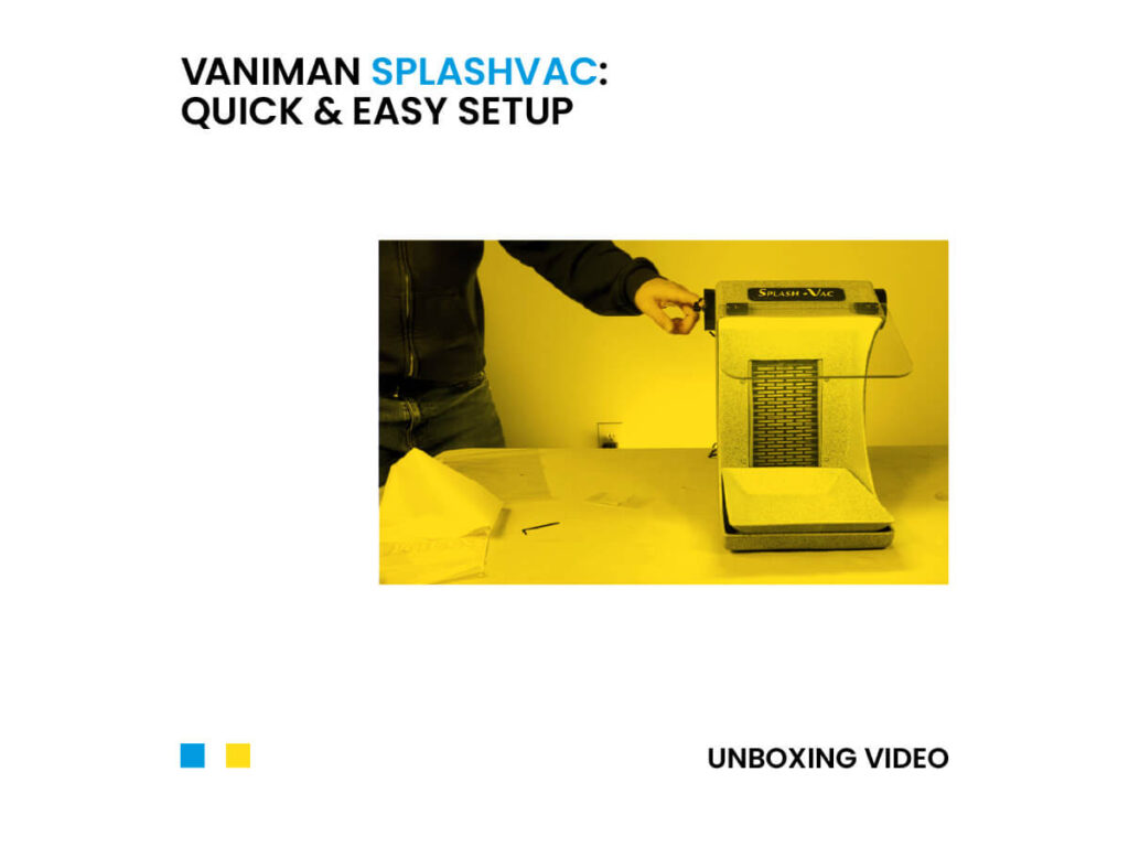 The Vaniman SplashVac Dust Collection Station Accessory: What's In the ...